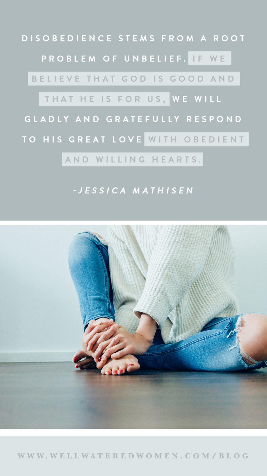 Trust and Obey: Believing the God Who Provides – Well-Watered Women