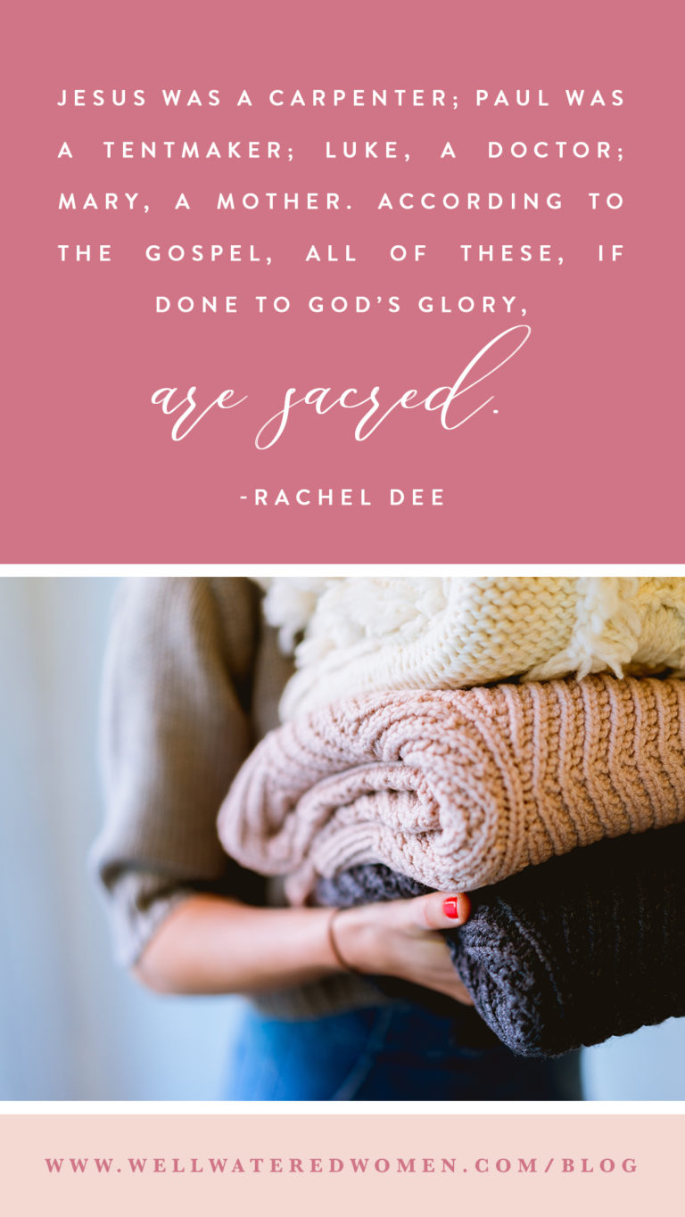 Secular or Sacred? Viewing Our Callings as Sacred & Valued