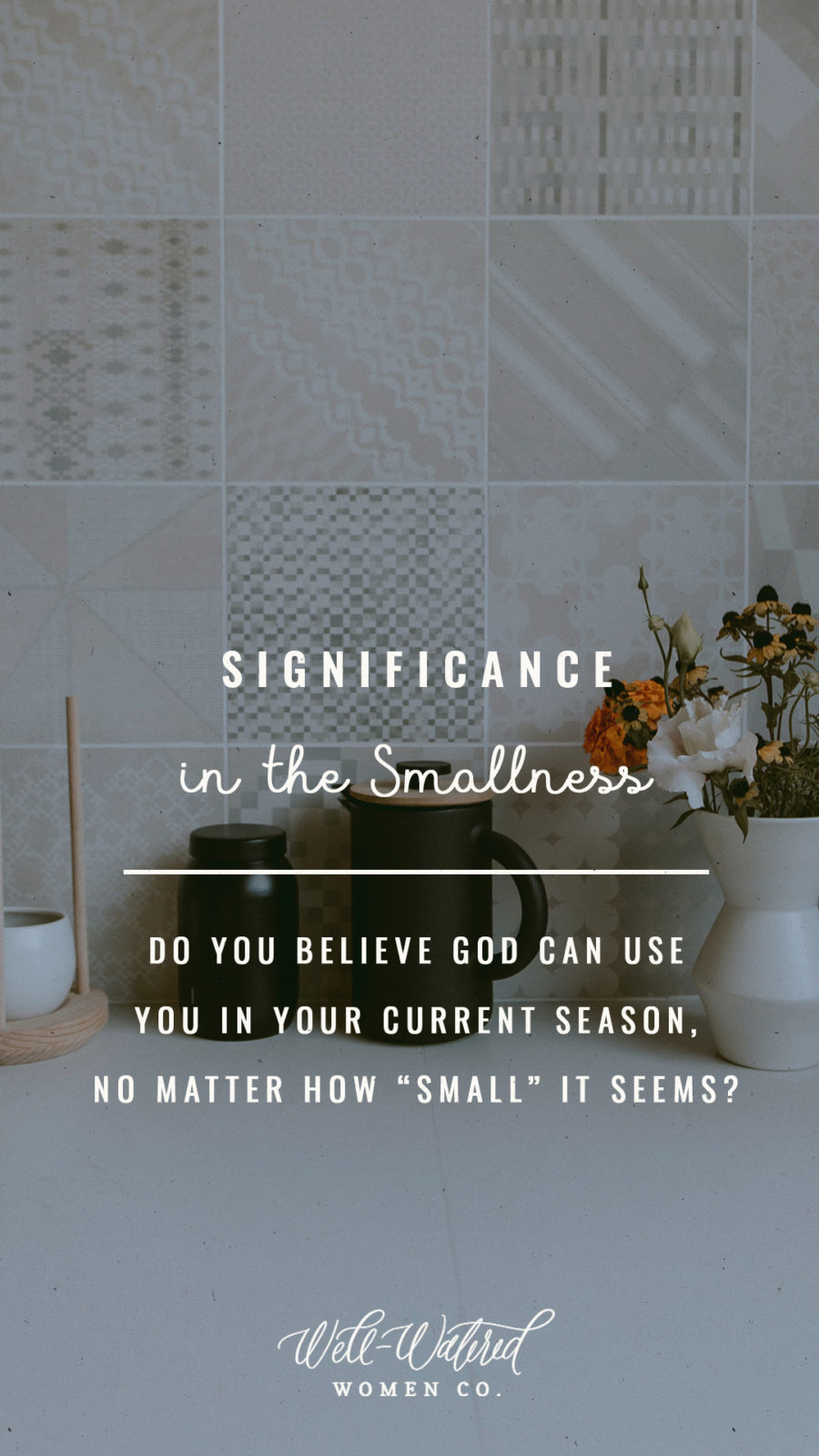 Significance in the Smallness – Well-Watered Women